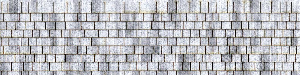 Northeastern Scale Lumber Co. - S SCALE ROOF SHINGLE /GREY RANDOM
