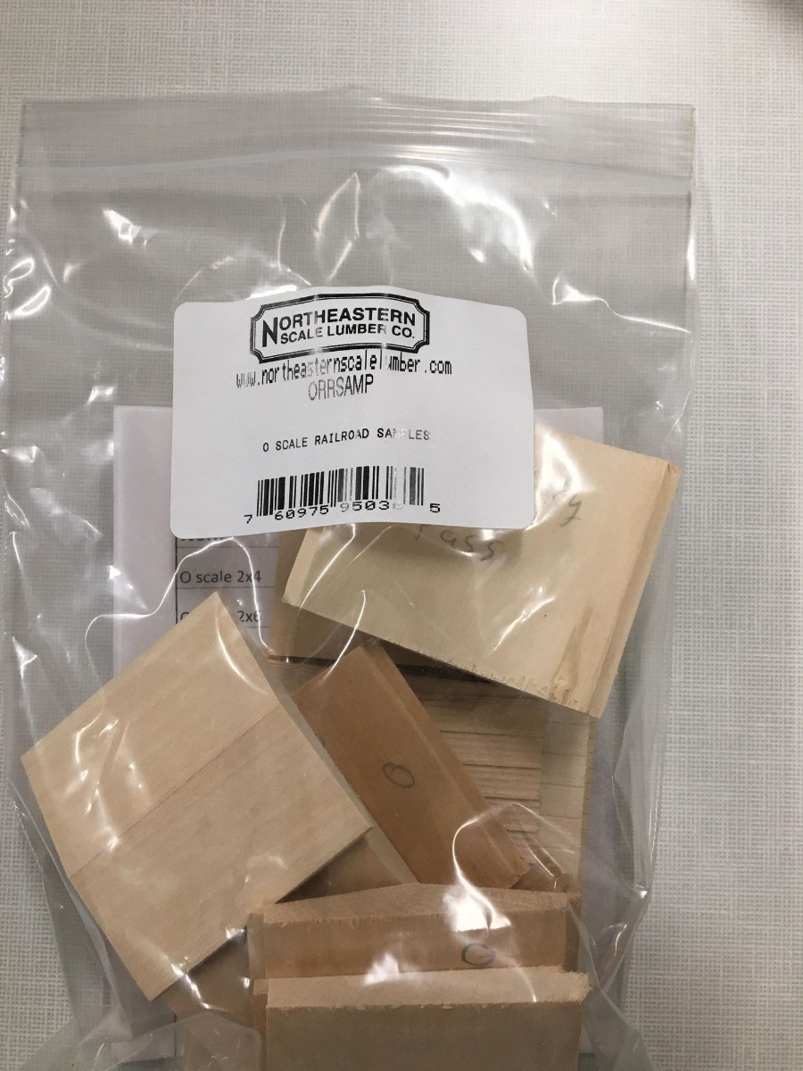 Northeastern Scale Lumber Co. - O SCALE MODEL RAILROAD SAMPLE